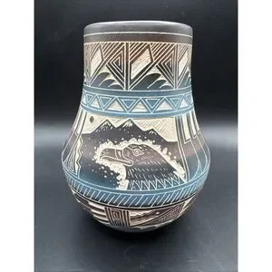 Accents | Navajo Flying Eagle Art Pottery Vase Native American Tom F ...